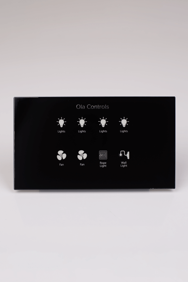 8 Gang Switch Glass Touch Panel | PURUS Tech | Integrating Automation ...
